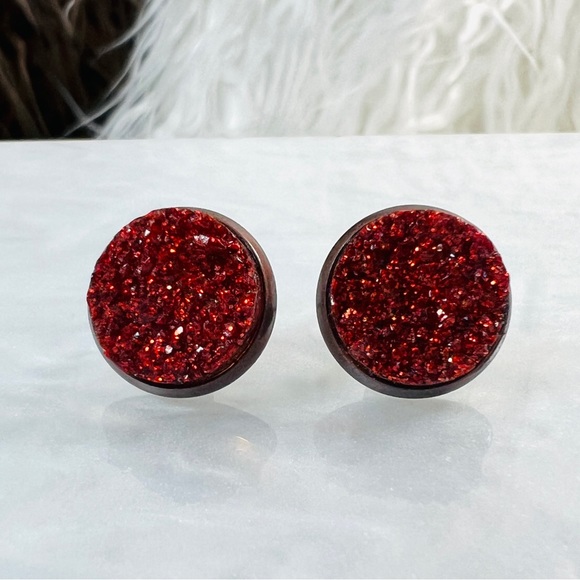 Jewelry | Brassish Copper Tone Rust Pierced Post Costume Earrings ...